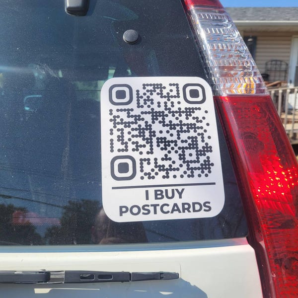 Custom QR Code Decal | Business, Website and Social Media Advertising ...