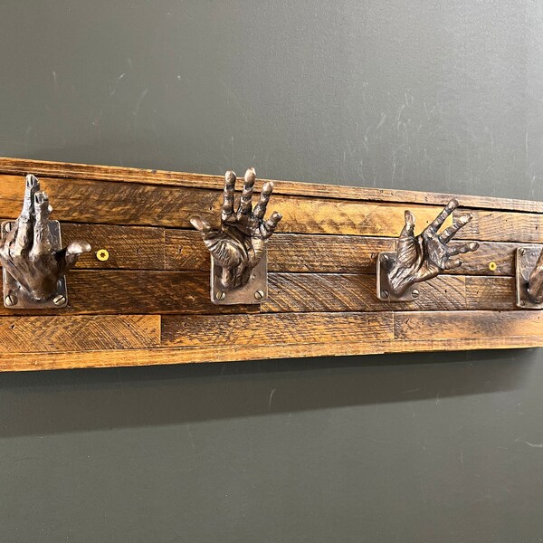 Bronze Twig Stick Wood Wall Hooks - Key Holder & Decorative Hanger ...