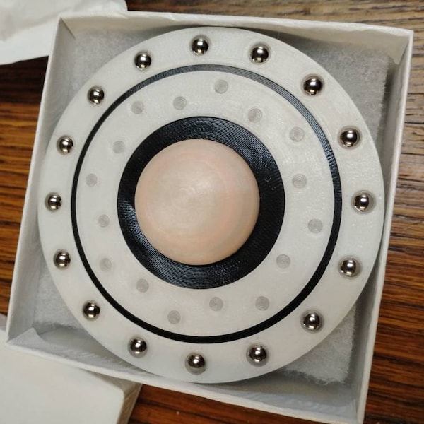 The Galaxy Blue & Yellow Fidget Spinner Spinny Mcspinface - Etsy