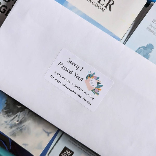 Mini Postcards JW Bee Was It Designed Informal Witnessing - Etsy