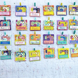 Sewing Machine Name Tag Embroidery Design for Embroidery Leather ...