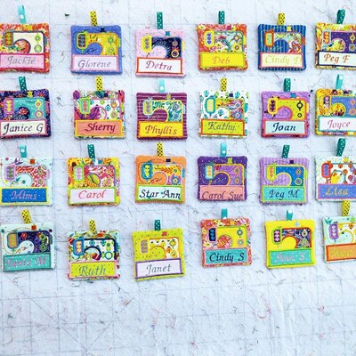Sewing Machine Name Tag Embroidery Design for Embroidery Leather ...