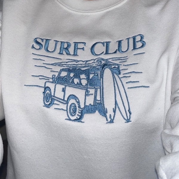 Surf Club Machine Embroidery Designs, Beach, Ocean, Embroidery Files ...