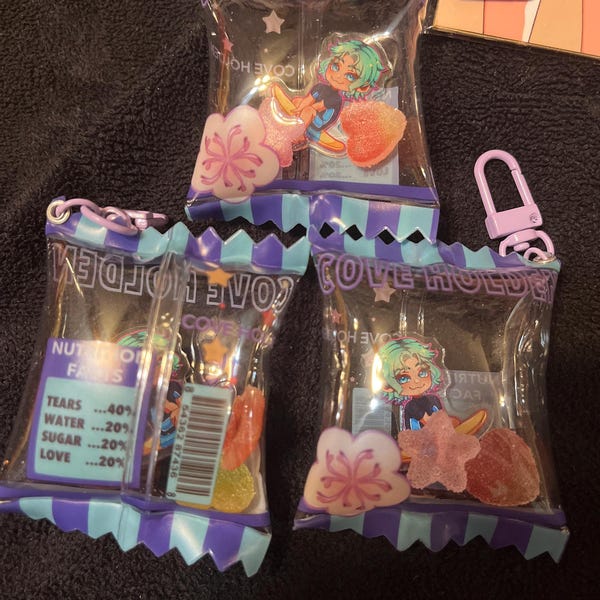 Our Life: Candy Shaker Keychains - Etsy