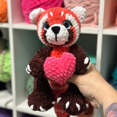 Crochet Red Panda Pattern Amigurumi Red Panda Pattern Panda Diy Toy ...