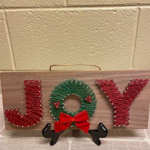 Winter JOY String Art PATTERN DIY Christmas Holiday Adult | Etsy