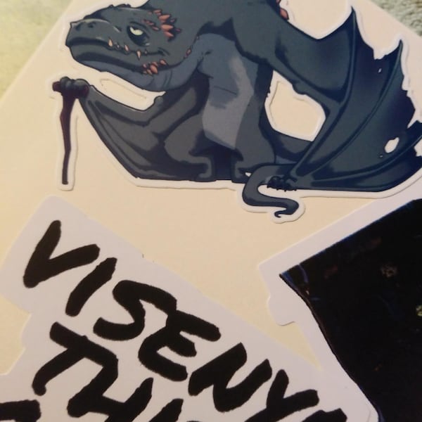 Vhagar House of the Dragon Sticker | Funny | Cute Kawaii for Bullet ...