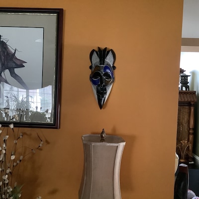 African Mask From Kenya With Elephants - Etsy