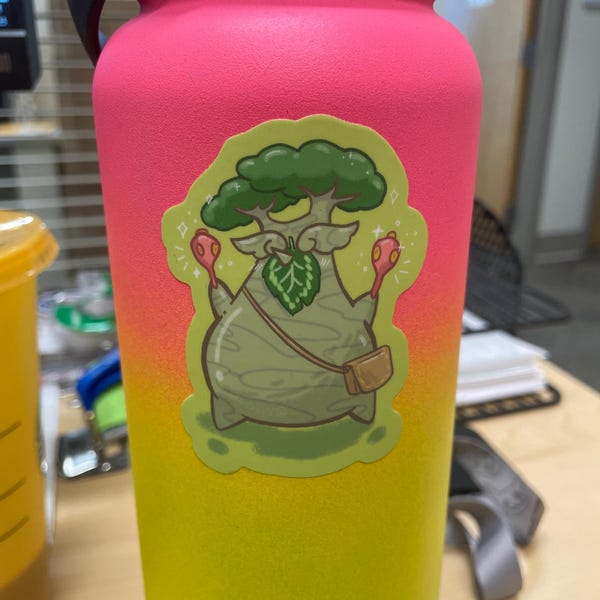 Computer-head Girl Sticker- ERROR 404 - Etsy