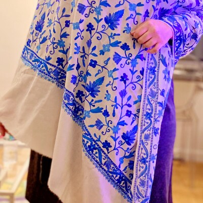 Kashmiri Jacket With Chainstitch Embroidery, Customisable Kashmiri ...