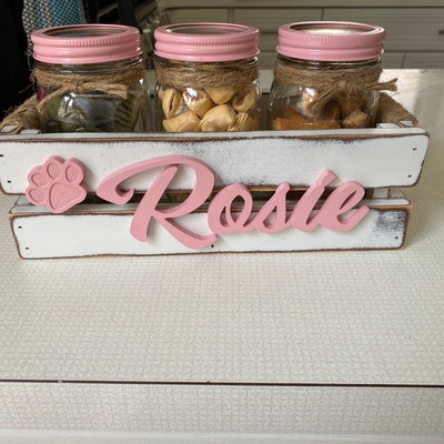 Personalized Dog Paw Print Slate Coasters Set of 4, Custom Coaster ...