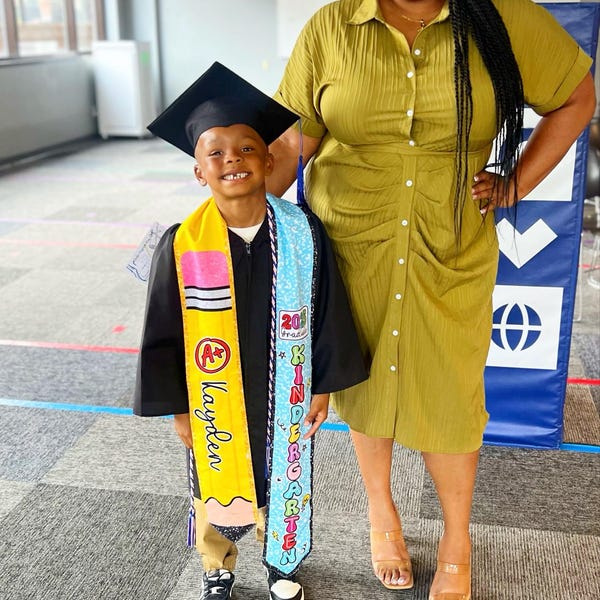 Personalized Teacher Graduation Stole, Custom Graduation Stole Class of ...