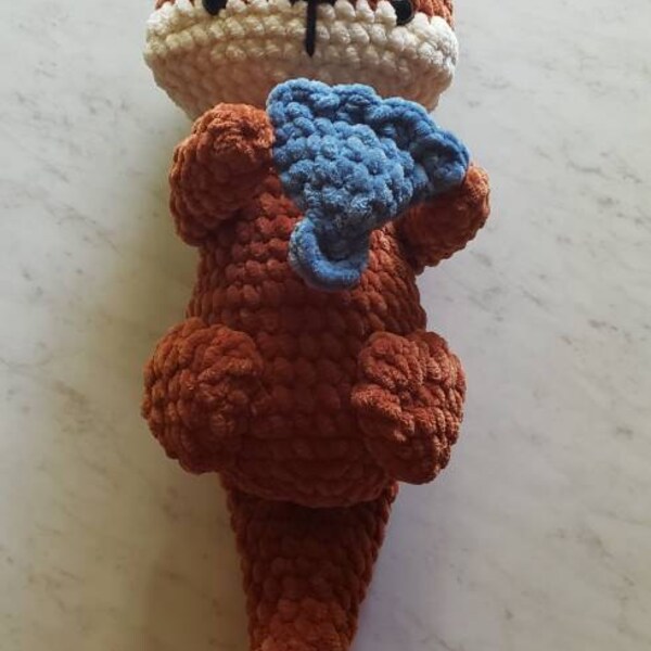 Amigurumi Otter Pattern, Plush Pattern, PDF Pattern, Stuffed Otter Toy ...