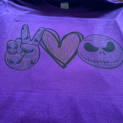 Peace Love Jack Sublimation Print Ready to Transfer - Etsy