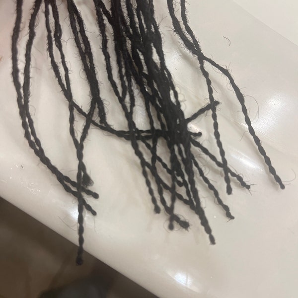 100 Locs Bundle Standard Coiled Tips Honey Tip Handmade Loc Extensions ...