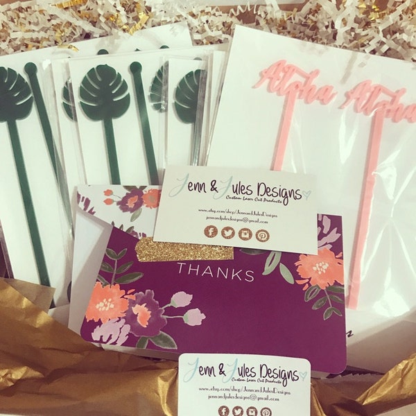 Palm Leaf Drink Stirrer Set,decor,monstera,leaves,fall Leaves,holiday ...