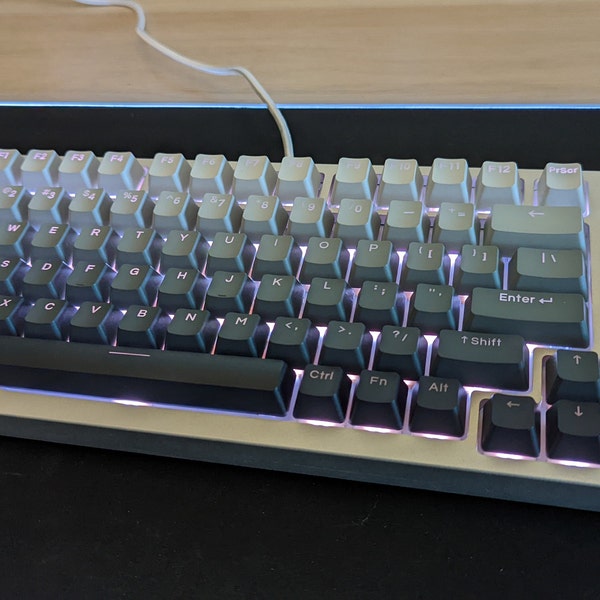 Gradient Shadow Keycap Set, OEM Profile, Shine-through, PBT, Cherry MX ...