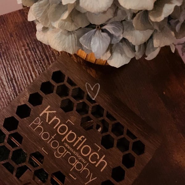 13x18cm (5x7) Rustic Wooden Photo Box. Couple Memory Box. Rustic Photo ...