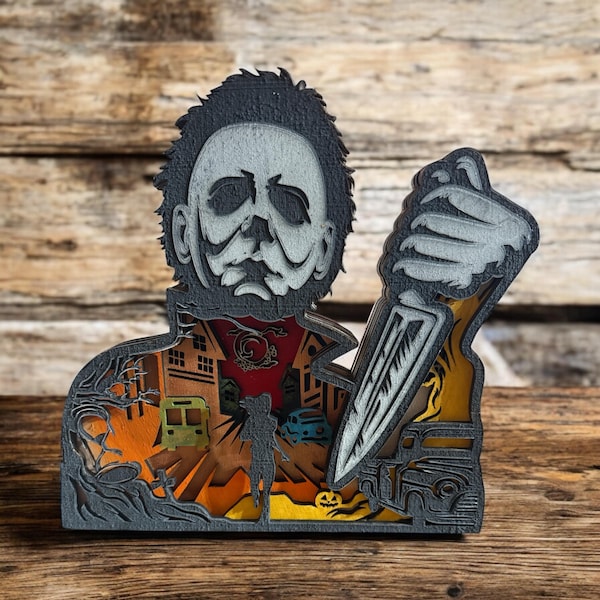 Horror Character Halloween Multilayers Laser Cut File, Horror ...