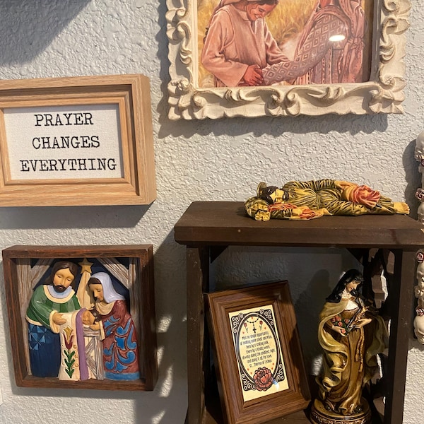 Choose Color - One Mini Mustard Seed Frame & Real Mustard Seed, Approx ...