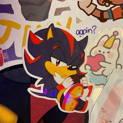 Shadow Sticker Ready and Caffeinated - Etsy