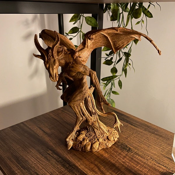 Jersey Devil Statue, Hand Painted Resin Sculpture | Cryptozoology ...