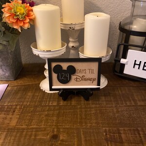 Days til Disney Countdown Sign - Etsy