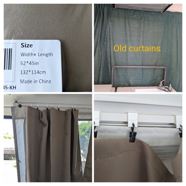 Pop-up Camper Curtain Clips (set of 12) - Etsy