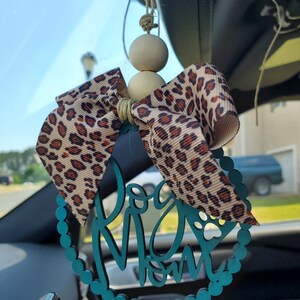 Cow Print Mom Car Charm Mama Tassel Mirror Car Tassel Charm | Etsy