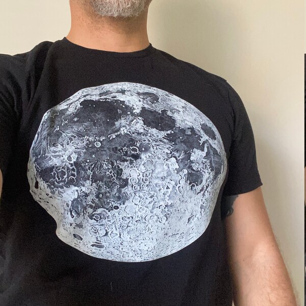 FULL MOON Shirt, Viewed in Full Sunlight Moon, Stipple Engraving - 1805 ...