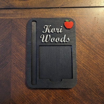 Sticky Note Pad Holder SVG Laser Cut File, Sticky Note Pad Holder SVG ...
