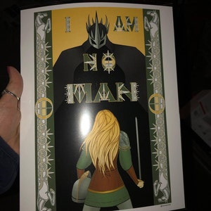 I Am No Man - Art Print - Etsy