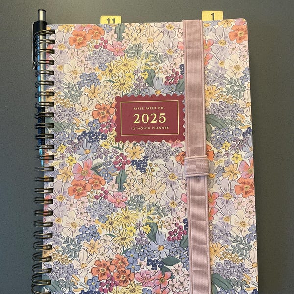 Elastic Bands With Pen Holder for Planners, Books, or Journals, 3 Bands ...