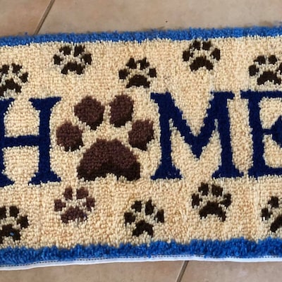 DIY Latch Hook Kit Rug Making Crafts for Kids/adults Christmas Latch ...