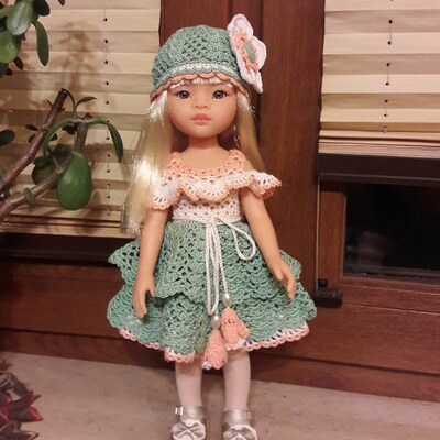 Crochet Pattern sofia for 13-inches Dolls Paola - Etsy