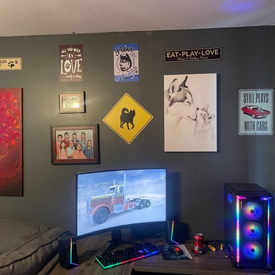 Firehouse Engine Number 9 Sign, Personalized Firefighter Man Cave ...