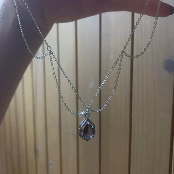 Handmade Dainty Delicate Ethereal Fairy Elegant Silver Blue & Pearl ...