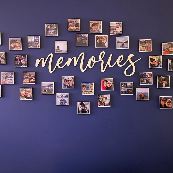Memories Sign - Memories Wall Sign - Sign for Memory Wall - Memories ...