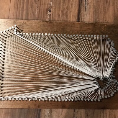 DIY Pennsylvania String Art Kit, State String Art Kit, Pennsylvania ...