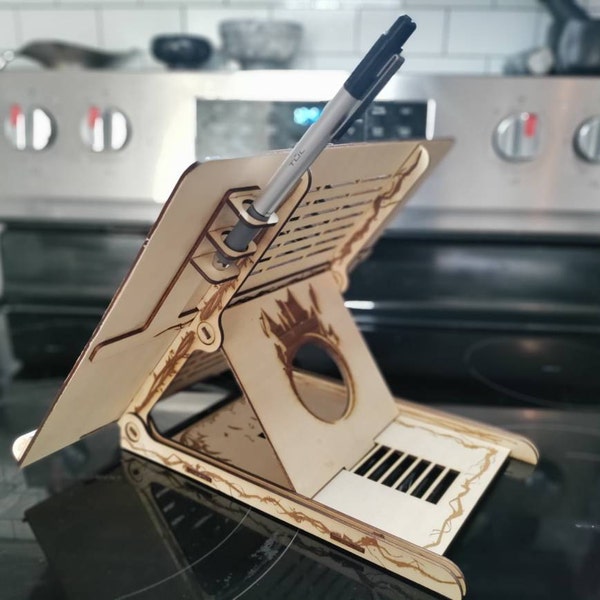 Laser Cut Graphics Tablet Stand Files: Adjustable, Foldable (digital ...