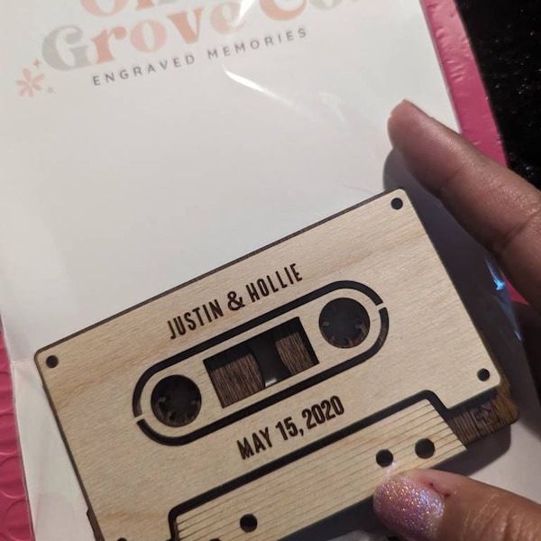 Personalized Wood Mixtape Plaque: 5th Anniversary QR Code Gift, Fathers ...