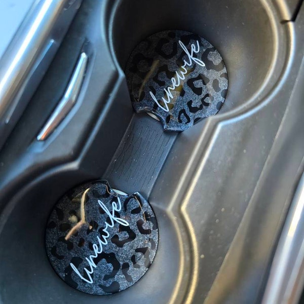 Custom Genuine Cowhide Western Rear View Mirror Hangers and Initial Car ...