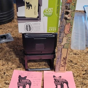 Rustic Address Stamp, Return Address Stamp, Custom Rubber Stamp ...