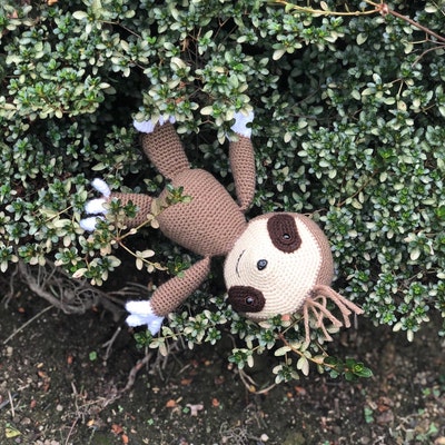 PATTERN Sam the Sloth. PDF Crochet Sloth Pattern, Cute Amigurumi Sloth ...
