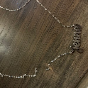 Dainty Customized Name Necklace Personalized Nameplate Necklace Any ...