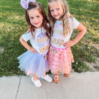 Girls Kindergarten Graduation Outfit Kindergarten Graduate Kindergarten ...