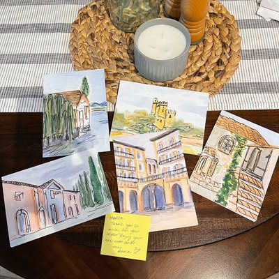 Lake Como Art Print Set - Etsy