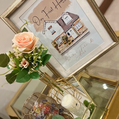 Personalised our Home House Print - Etsy