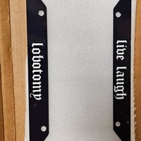 Custom Goth Text License Plate Personalized Car Accessories - Etsy
