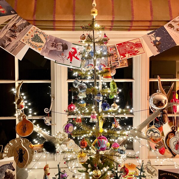 German Goose Feather Christmas Tree - Etsy